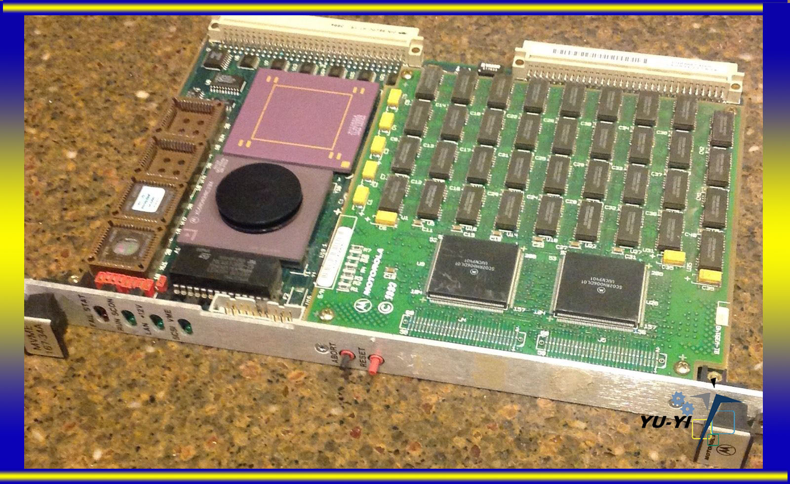 Motorola MVME 167-34A MVME167-34A 01-W3826B 34F 01-W3914B 04A XC68040 - 裕益科技自動化設備可程式編碼器PLC分散式控制系統DCS